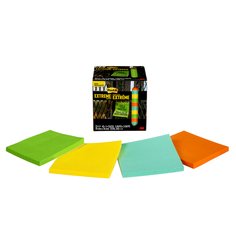 Post-it® Extreme Notes, EXT33-12TRYX-C, 3 in x 3 in (76 mm x 76 mm), 12 ...