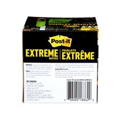 Post-it® Extreme Notes, EXT33-12TRYX-C, 3 in x 3 in (76 mm x 76 mm), 12 ...