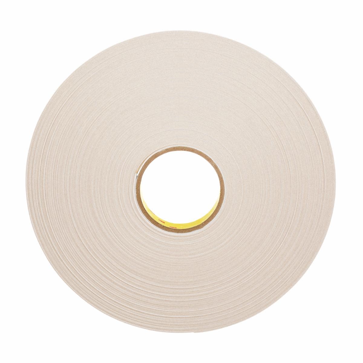 3M™ Double Coated Polyethylene Foam Tape, 4492, white, 0.8 in x 72.0 yd x 31.3 mil (1.9 cm x 65. ...