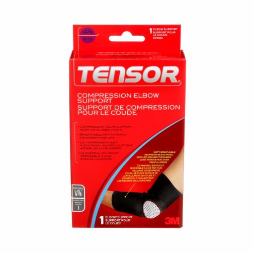 Tensor™ Compression Elbow Support, Large/X-Large, Black | 3M Canada