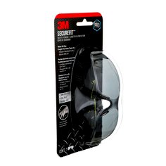 3M™SecureFit™ 400 Series Safety Eyewear SF400G-WV-6-PS, Black Frame ...