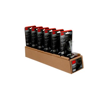 3M™SecureFit™ 400 Series Safety Eyewear SF400C-WV-6-PS, Black Frame ...