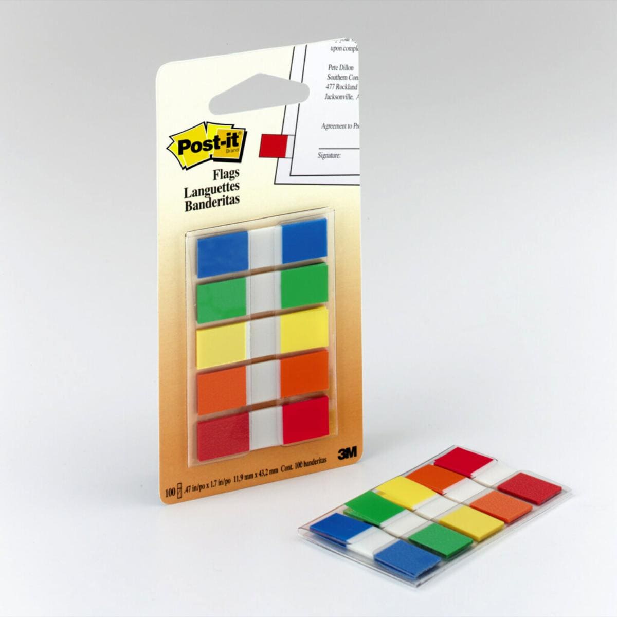 Banderitas Adhesivas Post-it®, Mini banderas, Señaladores de Página ...