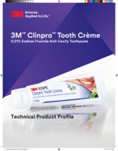 3M™ Clinpro™ Tooth Créme 0.21% Sodium Fluoride Anti-Cavity Toothpaste ...
