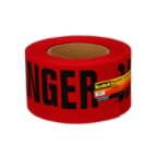 Scotch® Barricade Tape, 515, red, %22Danger%22, 3 in x 150 ft (76.2 mm x 45.7 m) | 3M Canada