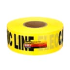 Scotch® Buried Barricade Tape, 364, red, %22Caution Buried Electric ...