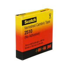 Scotch® Electrical Insulating Varnished Cambric Tape, 2510, yellow, 7 ...