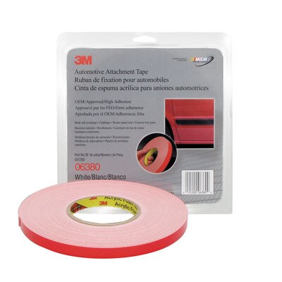 3M™ 06380 Cinta Doble Contacto, Blanca, 1,52 mm, 1/2 in x 20 yd, 12 por ...