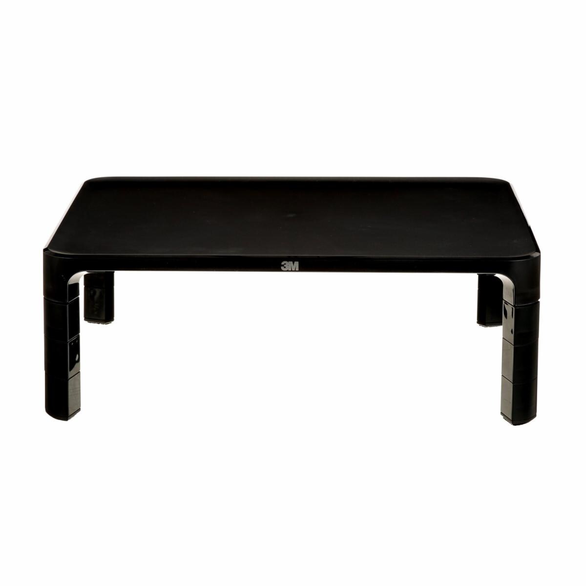 3M™ Adjustable Monitor Stand MS85B, Black, 12 in x 16 in x 5.54 in | 3M ...