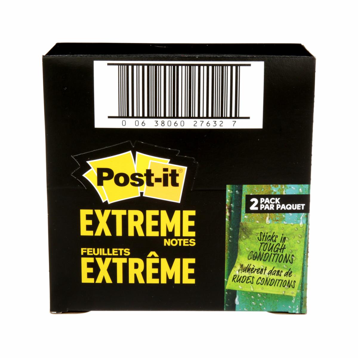 Post-it® Extreme Notes, EXTRM33-CRTP-C, 3 in x 3 in (76 mm x 76 mm ...