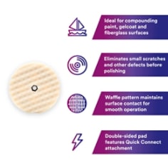 3M™ Perfect-it™ Foam Compounding Pad, 05706, 8 in, 6 per case | 3M ...