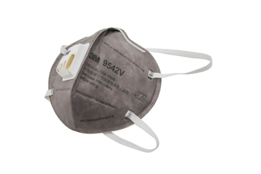 3M™ Particulate Respirator 9542V, KN95/P2, with Valve and Nuisance ...