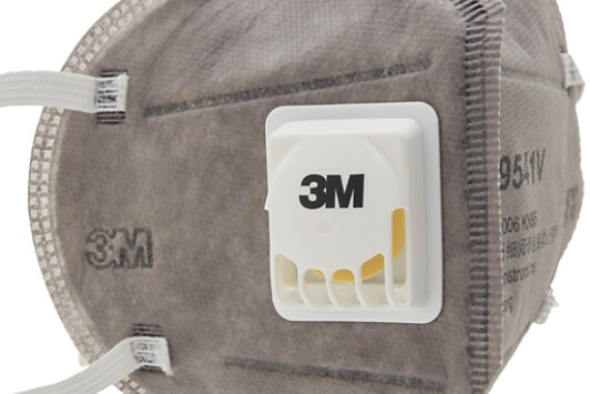 3M™ 9541V Carbon Respirator with Valve Earloop, P2, 20 ea/Box, 10 Box ...
