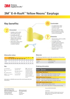3M™ E-A-Rsoft™ Yellow Neons™ Ørepropper | 3M Danmark