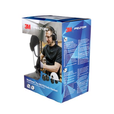 3M™ PELTOR™ WorkTunes™ Pro AM/FM Radio Headset, Black, Headband | 3M Canada