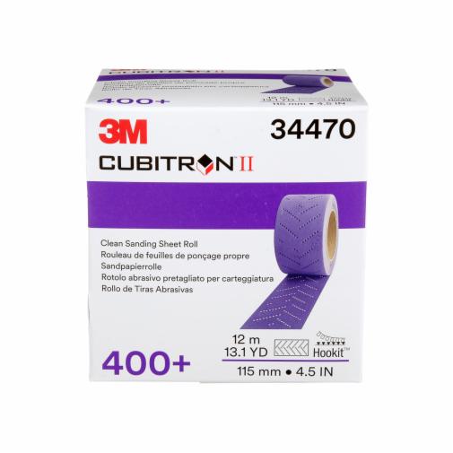 3M™ Cubitron™ II Hookit™ Clean Sanding Sheet Rolls, 737U, 400+ grade ...