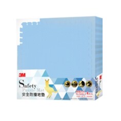 3M™ 安全防撞地墊 9936E, 礦石藍, 61.5 cm x 61.5 cm, 4片入 | 3M 臺灣