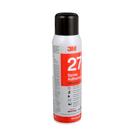 3M™ Multi-Purpose Spray Adhesive, 27, 13.05 oz. (370 g) | 3M Canada