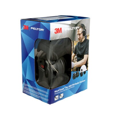 3M™ PELTOR™ WorkTunes™ Pro AM/FM Radio Headset, Black, Headband | 3M Canada