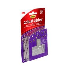 Command® Adjustables™ Repositionable Clips 17840CLR-14EF, 0.5 lb (225 g ...