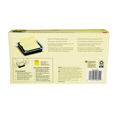 Post-it® Super Sticky Pop-up Notes with Dispenser, DS440-SSVP, canary ...