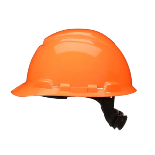 3M™ SecureFit™ Hard Hat H-706SFR-UV, Orange, 4-Point Pressure Diffusion ...