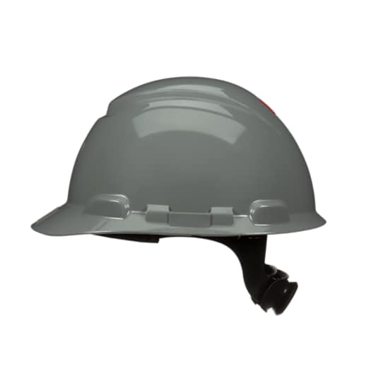 3M™ SecureFit™ Hard Hat H-708SFR-UV, Grey, 4-Point Pressure Diffusion ...