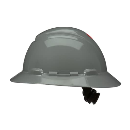 3M™ SecureFit™ Full Brim Hard Hat H-808SFR-UV, Grey, 4-Point Pressure ...