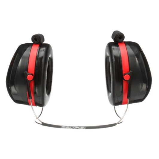 3M™ PELTOR™ Optime™ III Neckband Format Earmuff H540B, Black and Red ...
