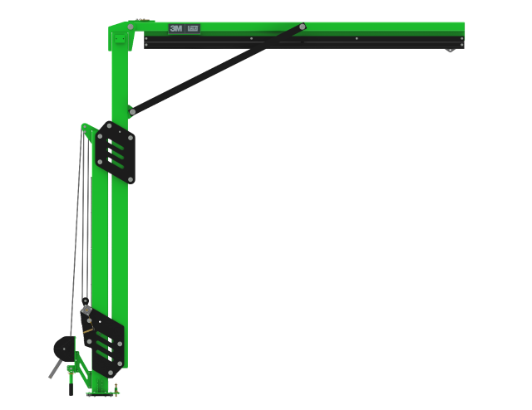 3M™ DBI-SALA® FlexiGuard™ M200 Adjustable Height Mast 8530896, Dual ...