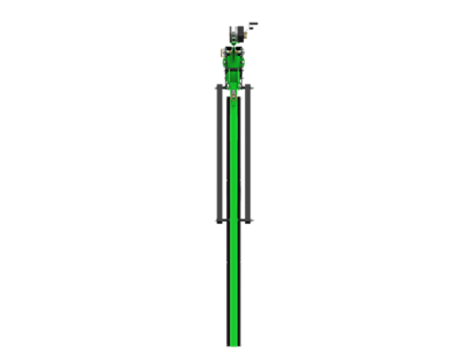 3M™ DBI-SALA® FlexiGuard™ M200 Modular Jib Adjustable Height Mast ...