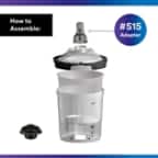 3M™ PPS™ Series 2.0 Adapter, 26046, Type S15, 3/8 Male, 19 Thread BSP ...