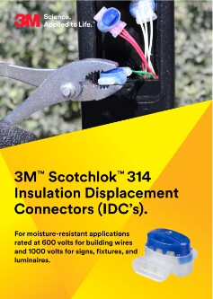 3M™ Scotchlok™ IDC Connector 314 | 3M United Kingdom
