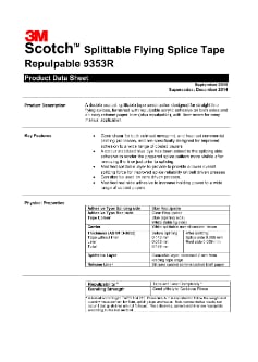 3M™ napojovacia voderozpustná páska 9353, 38 mm x 33m | 3M Slovensko