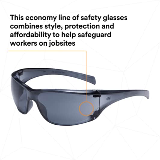 3M™ Virtua™ AP Protective Eyewear 11815-00000-20 Gray Hard Coat Lens ...