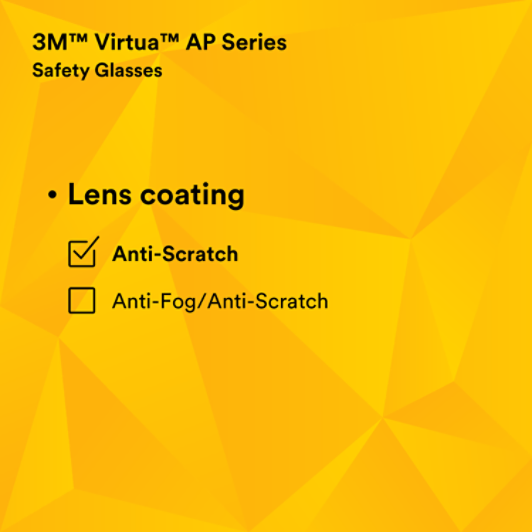 3M™ Virtua™ AP Protective Eyewear 11815-00000-20 Gray Hard Coat Lens ...
