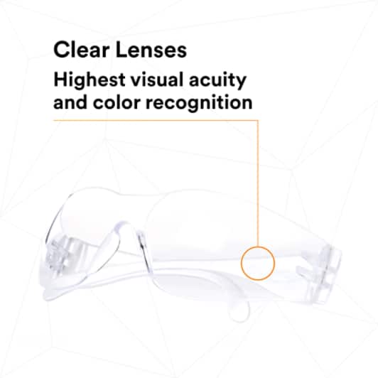 3M™ Virtua™ Protective Eyewear 11329-00000-20 Clear Anti-Fog Lens ...