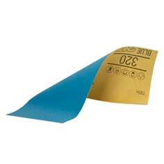 3M™ Blue Sandpaper 31578-8, 320 Grit, 3.66 in x 9 in, 8 Sheets/Pack, 20 ...