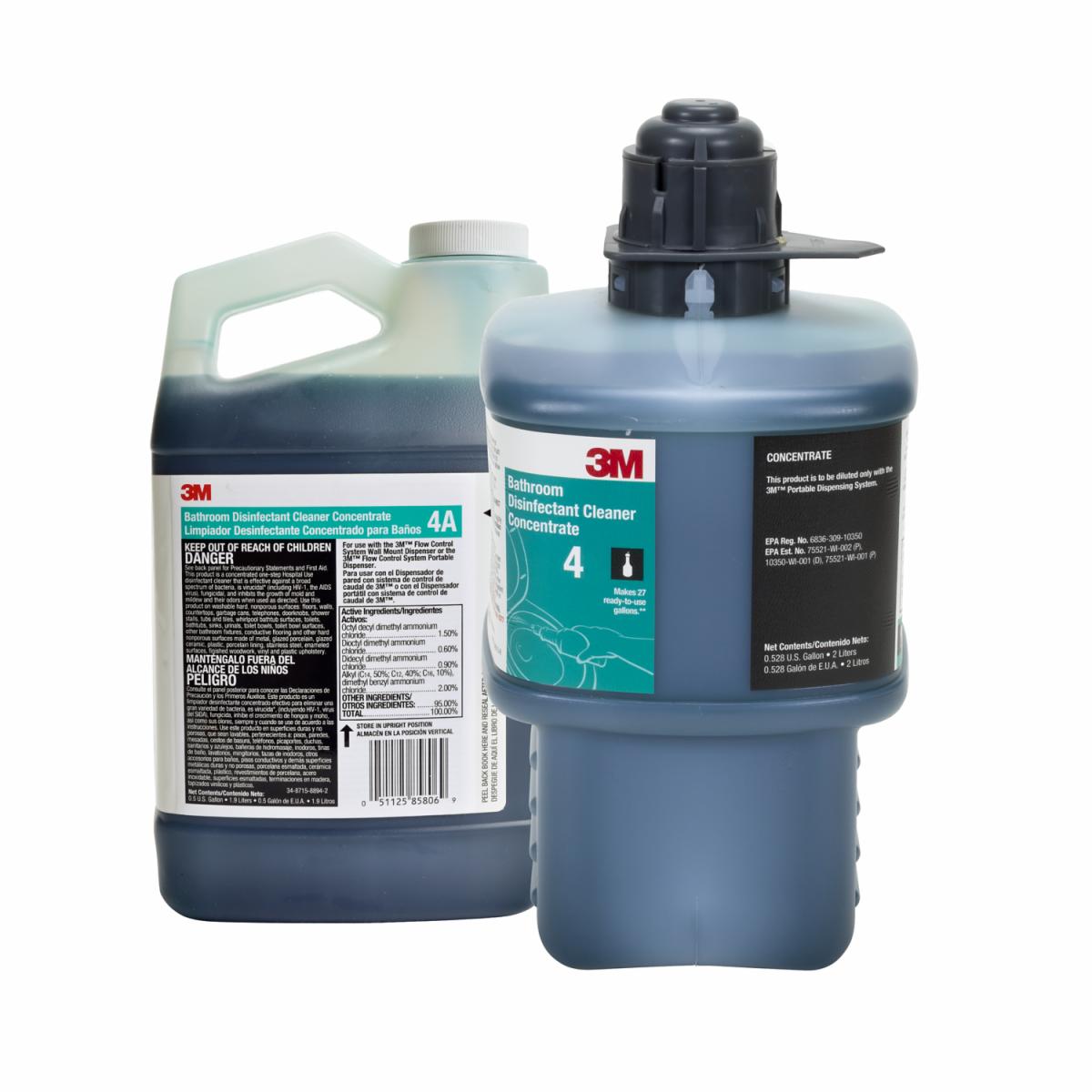 3M™ Bathroom Disinfectant Cleaner Concentrate 4 | 3M United States