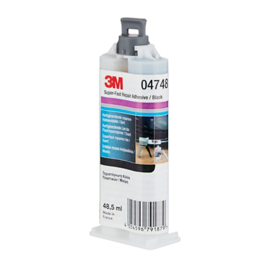 3M™ Colle super rapide pour réparation des plastiques, noire, 48.5 ml ...