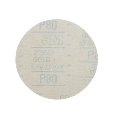 3M™ Sanding Discs 31451, with Stikit™ Attachment, 80 Grit, 6 in, 10 ...