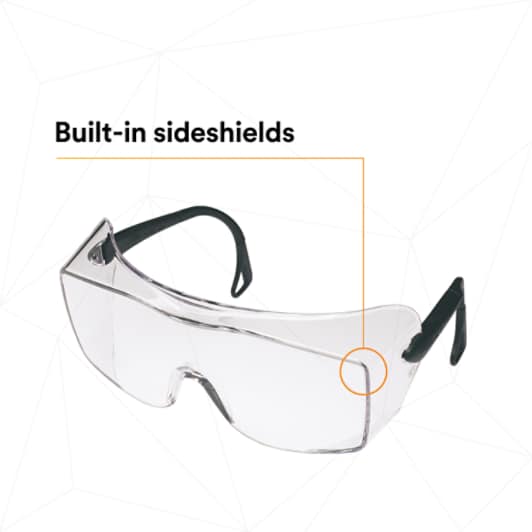 3M™ OX™ 2000 Protective Eyewear 12166-00000-20, Clear Anti-Fog Lens ...