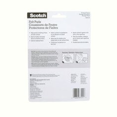 Scotch® Round Felt Pads, SP824-NA, brown, 1.5 in (3.81 cm), 24 per pack ...