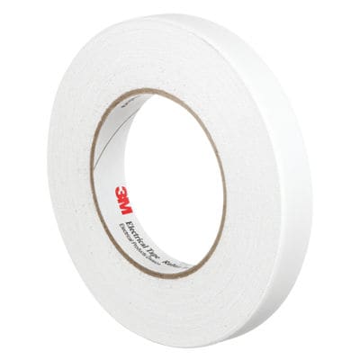 Scotch® 27 Glass Cloth Electrical Tape, white, 3/4 in x 60 yd, rubber ...