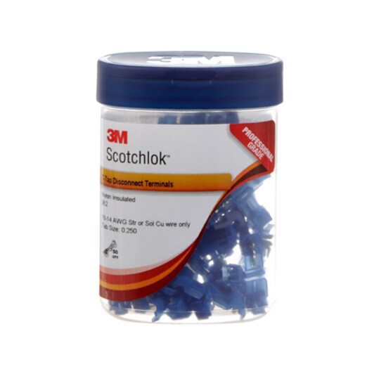3M™ Scotchlok™ Female Disconnect, 952, blue, T-tap, nylon insulated ...