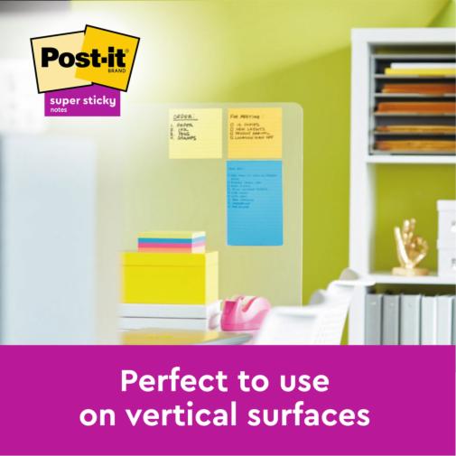 Yellow Sticky Note Post It® Z Notes Dispenser XL, Zwart + Post It®