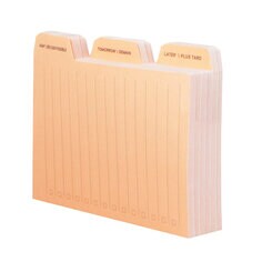 Noted by Post-it® Brand, Peach Tab Notes, 3 in x 4 in, 3 Pads/Pack, 30 ...