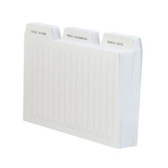 Noted by Post-it® Brand, Grey Tab Notes, 3 in. x 4 in, 3 Pads/Pack, 30 ...