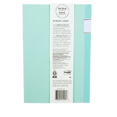 Noted by Post-it® Brand, Turquoise Textured Notebook, 5 in x 8 in, 120 ...