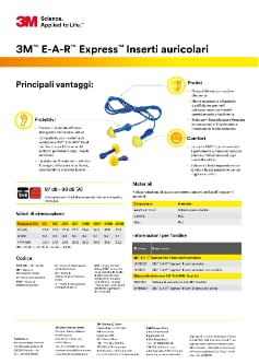 Inserti auricolari 3M™ E-A-R™ Express™ | 3M Italia